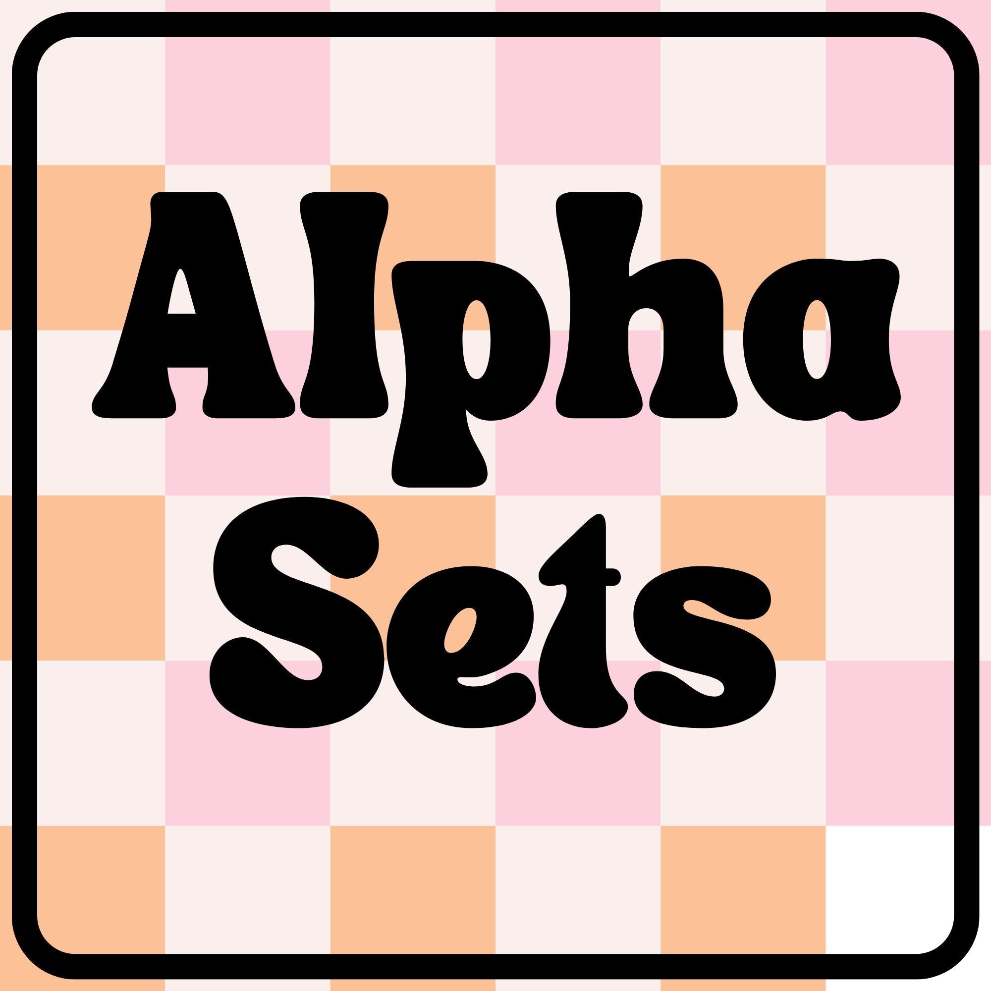 Alpha Sets – Southern Accents Digitals